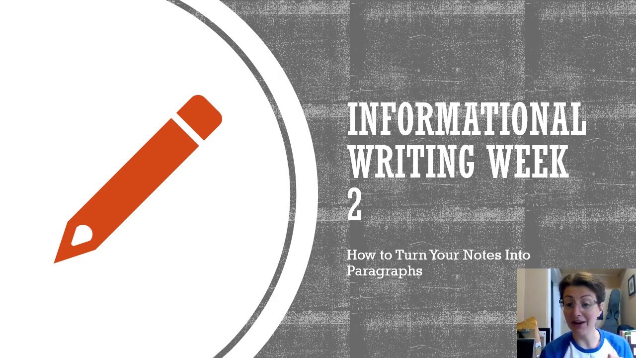 Informational Writing Week 2 - YouTube