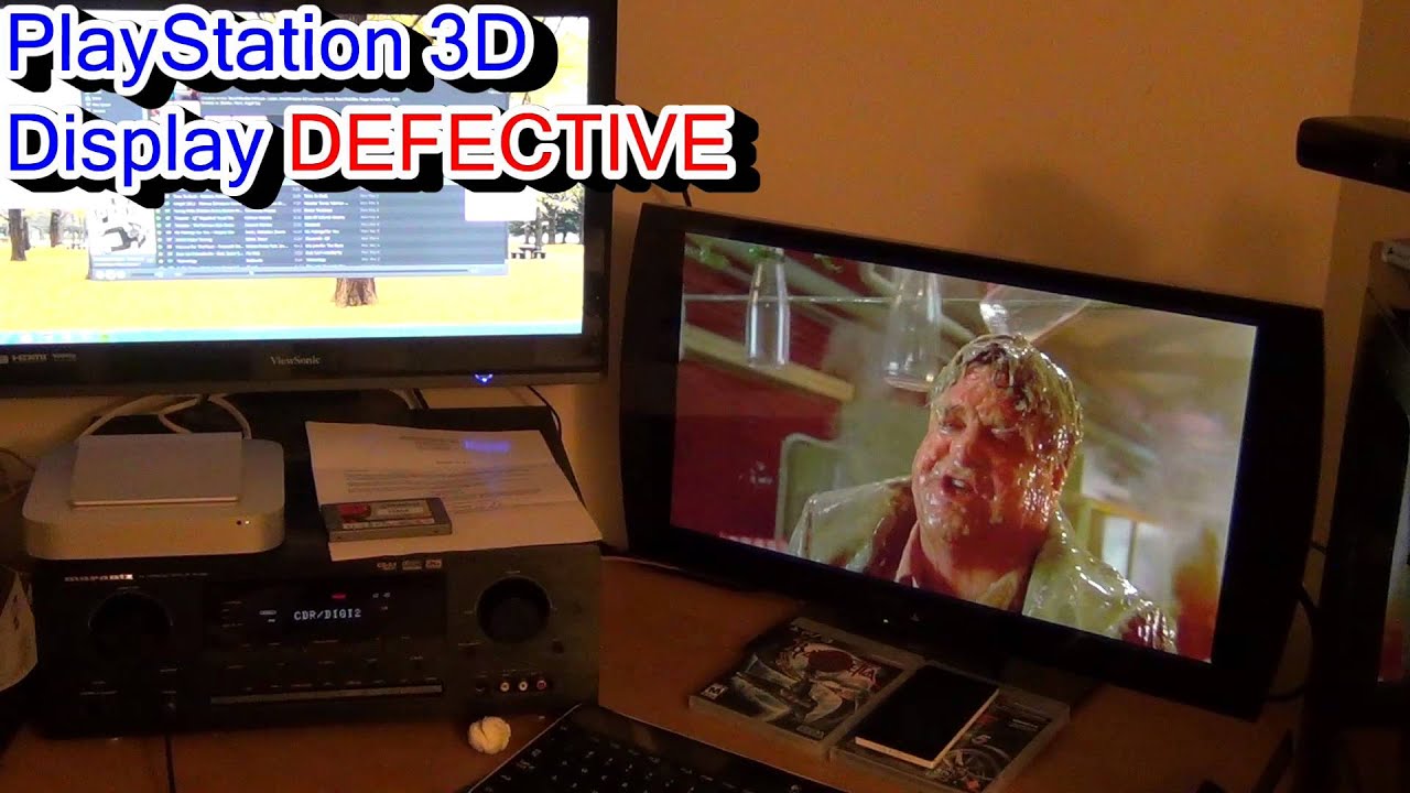 PlayStation 3D Display DEFECTIVE - YouTube
