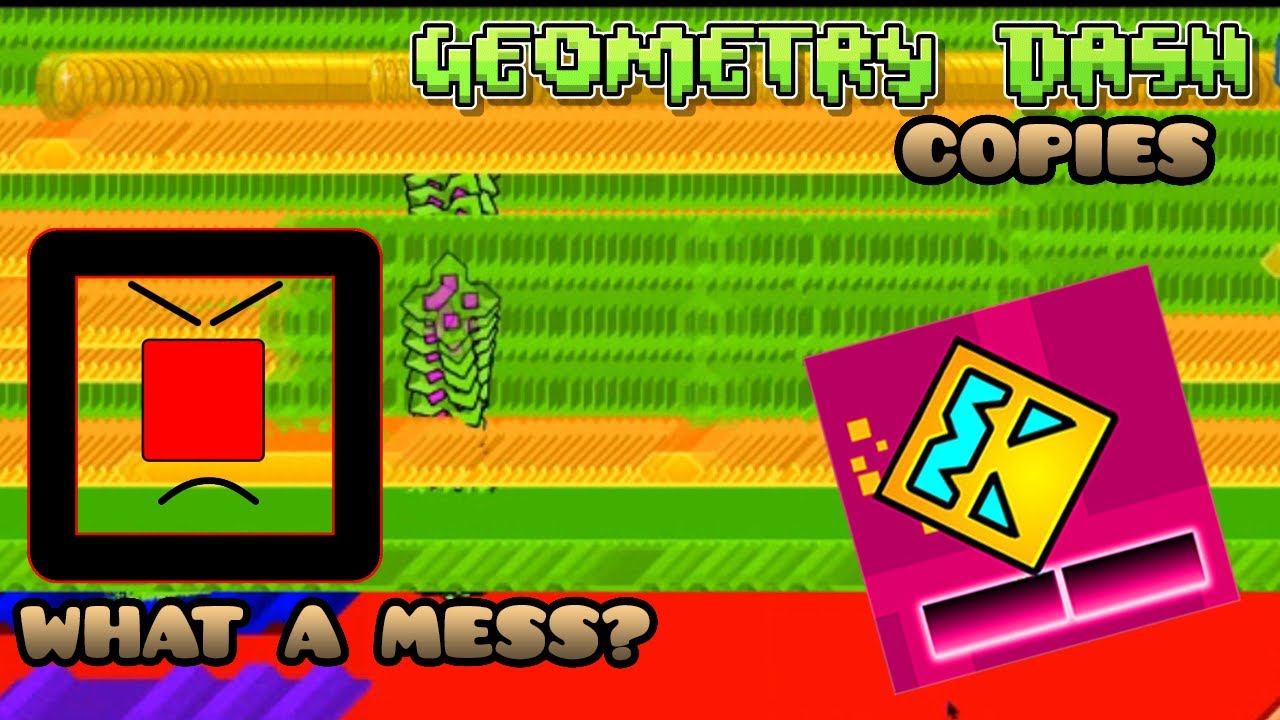GEOMETRY DASH COPIES #1 | This game is a mess... - YouTube