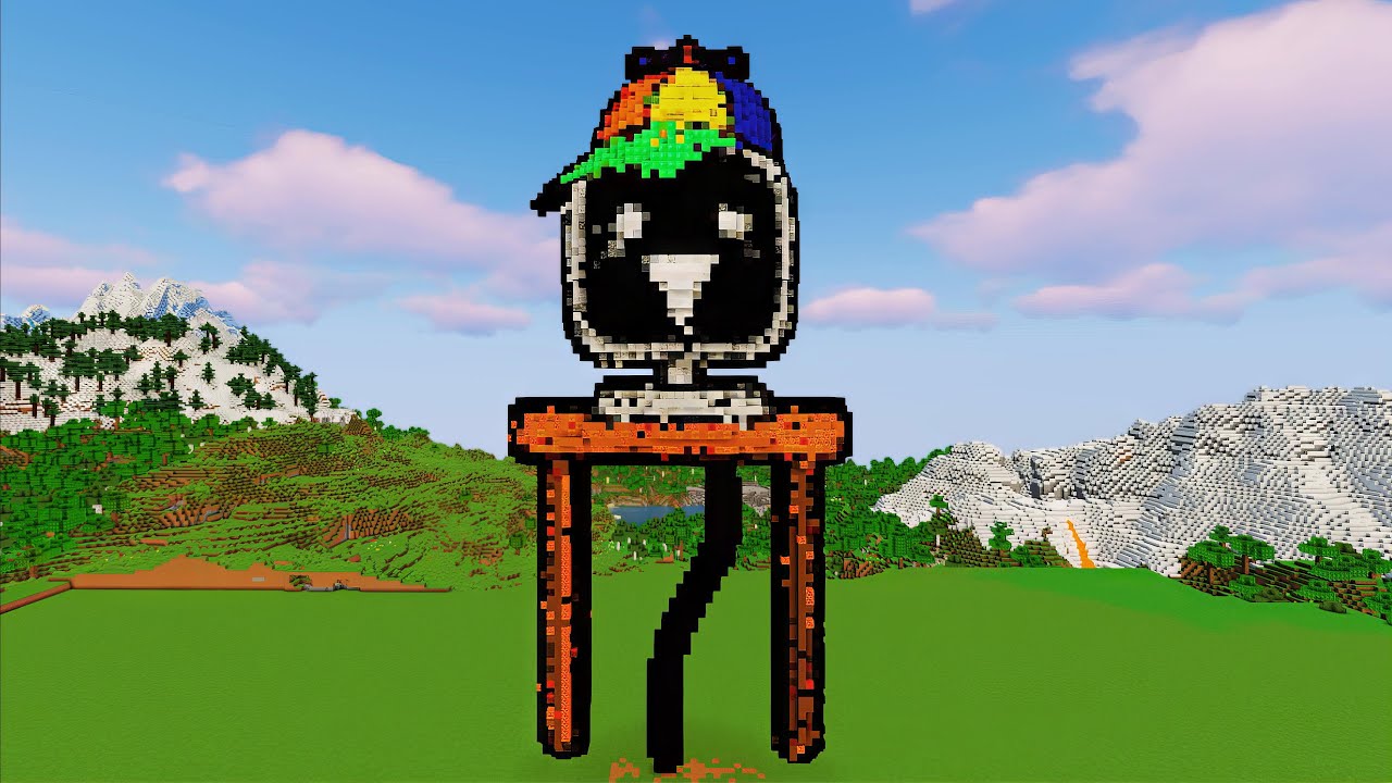 SPRUNKI Mr. Fun Computer | 3D Pixel Art Build | Tycoon Home Video (1995 ...