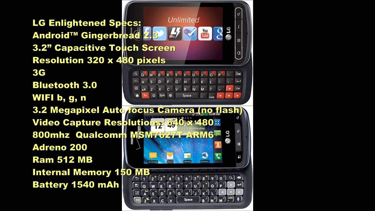 LG Optimus Slider - Virgin Mobile USA - YouTube