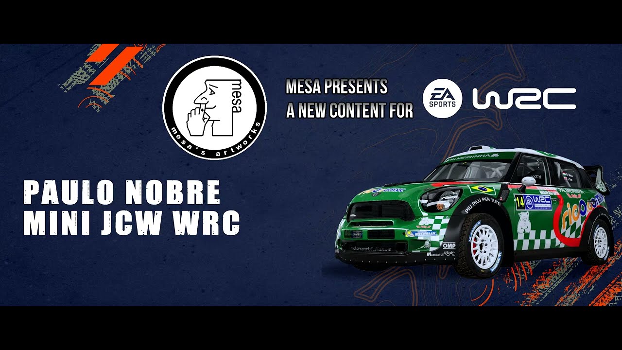 "Palmeirinha" Mini custom livery for EA WRC - YouTube