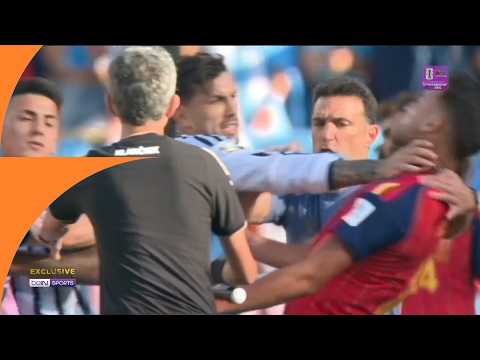 Tempers flare as Argentina's Paredes and Spain's García clash after full time | FIFA World Cup 2026™