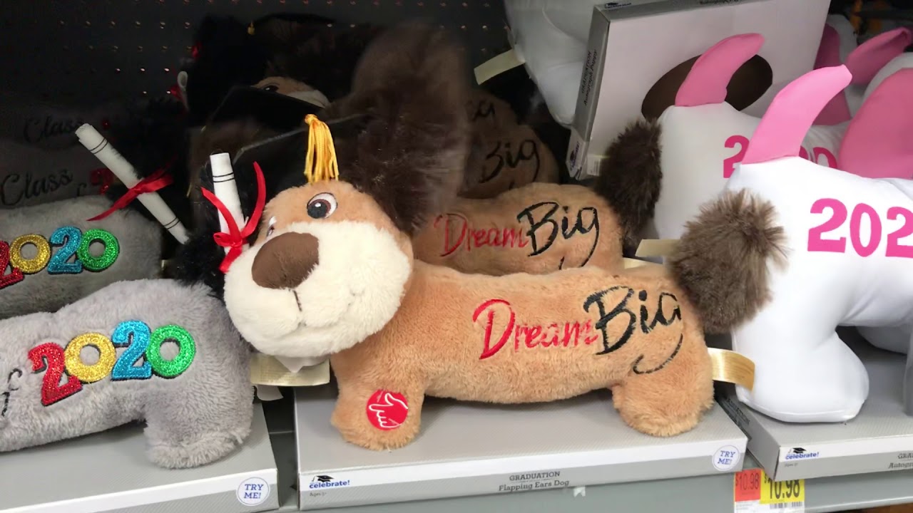 Dandee animated graduation ear flapping dogs (brown and gray) - YouTube