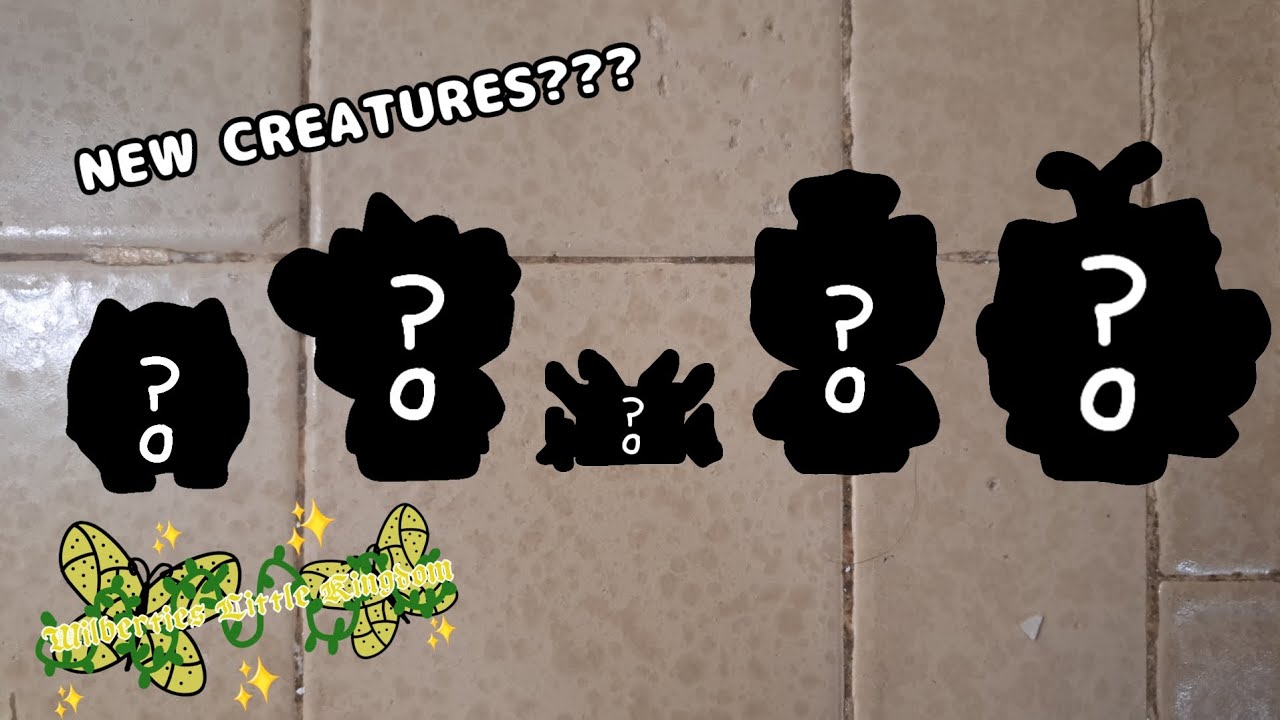 OMG NEW CREATURES??? WHO ARE THERES CREATURES?? REMAINS A MYSTERY ...