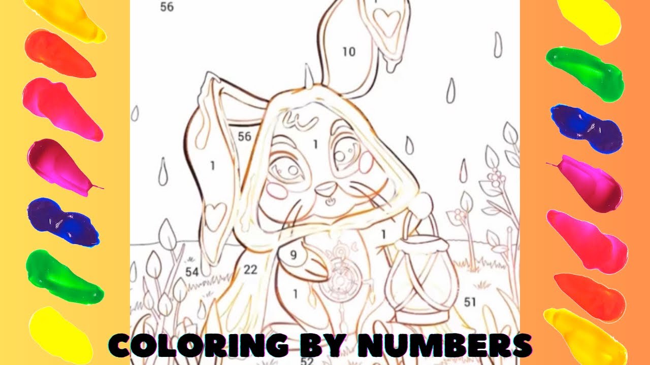 Coloring by Numbers| Painting Pages for Kids| - YouTube