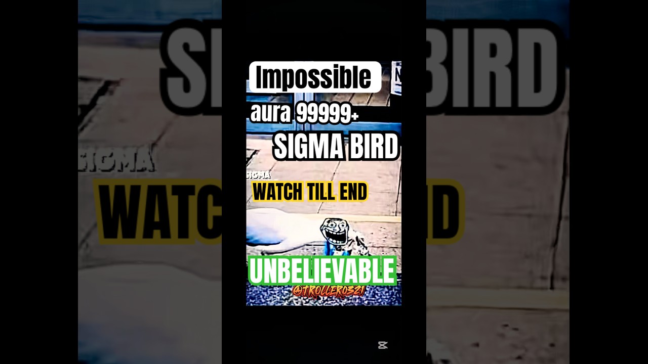 Impossible 😱🤯☠️ || sigma bird || #viralshorts #trendingshorts # ...