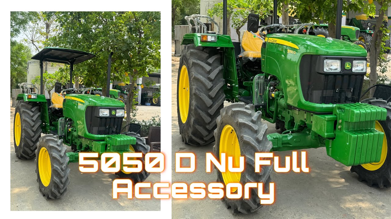 5210 John Deere Bull Ready 5050 D full accessory - YouTube