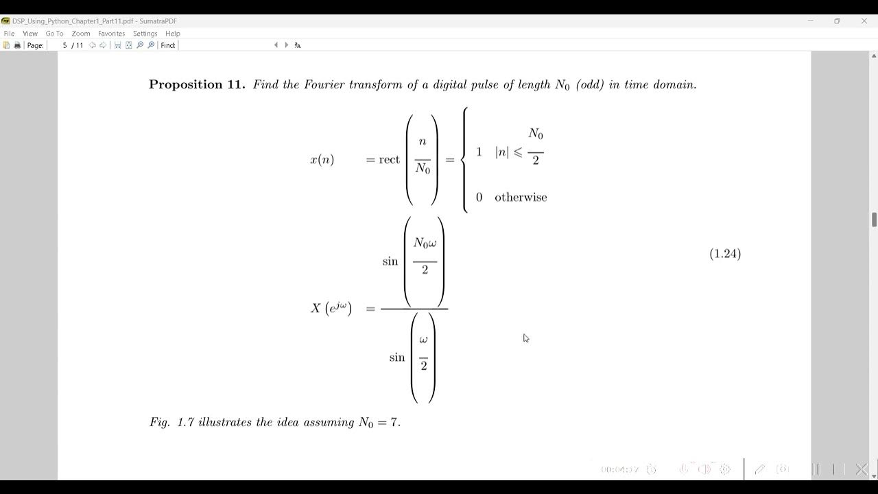 Digital Signal Processing Using Python: Chapter 1: Part14 - YouTube