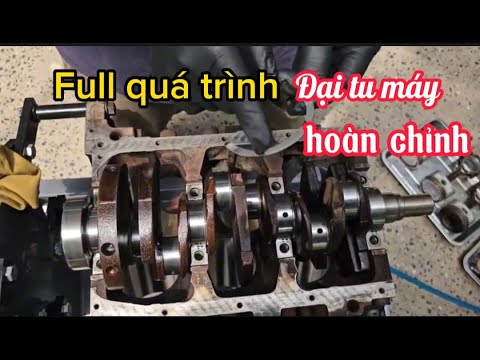 Full quá trình đại tu máy hoàn chỉnh - xe Mitsubishi 6G72 V93 - YouTube