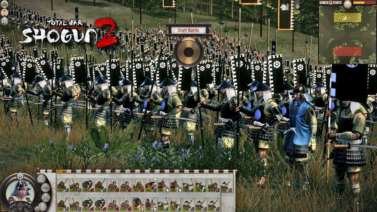 Shogun 2 Total War Cinematic Battle Gameplay | Mighty Chosokabe VS Brave Mori - YouTube