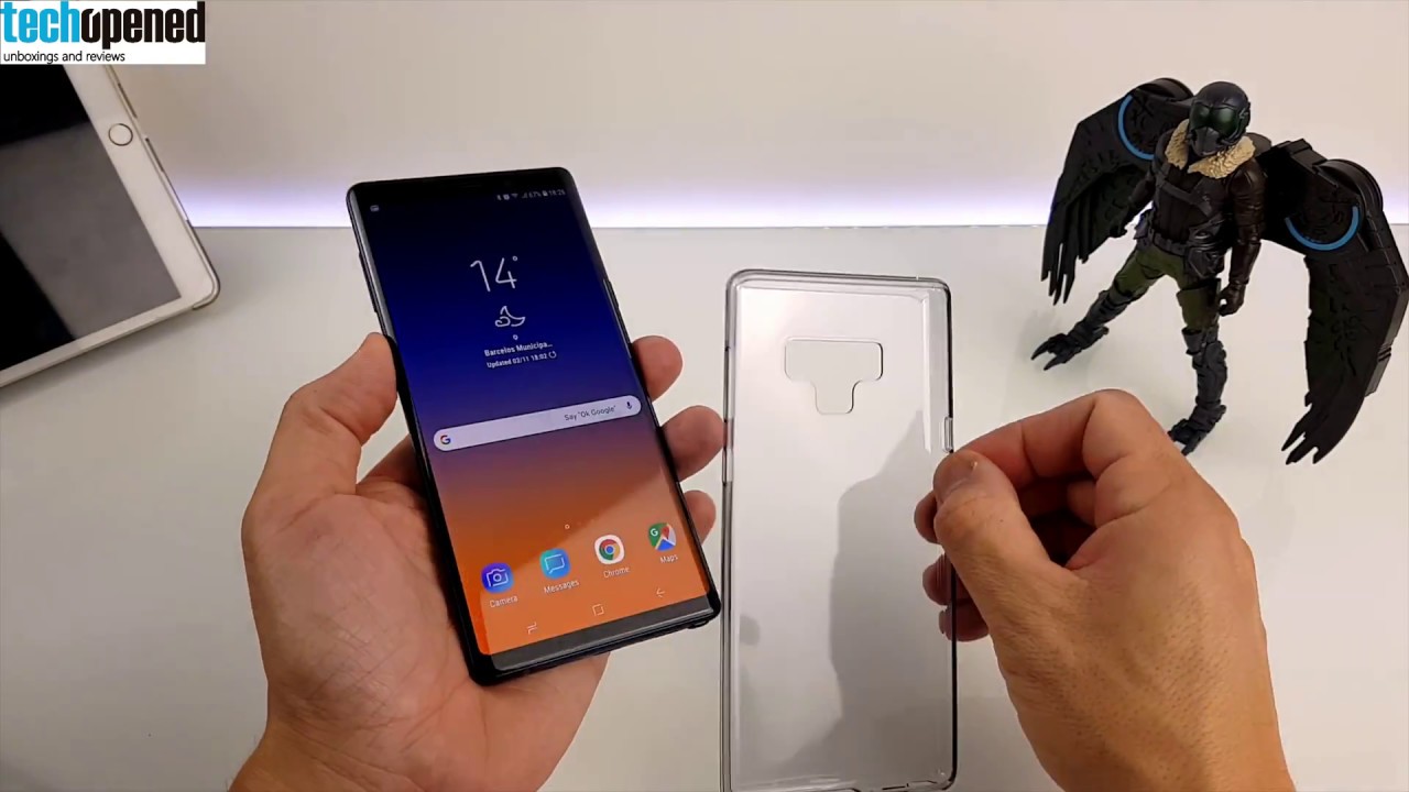 Note 9 Unboxing Ocean Blue - YouTube