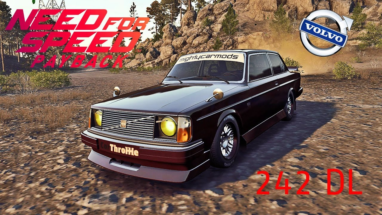 NFS PAYBACK / VOLVO 242 DL / LOCALISATION + CUSTOMISATION / TEST - YouTube