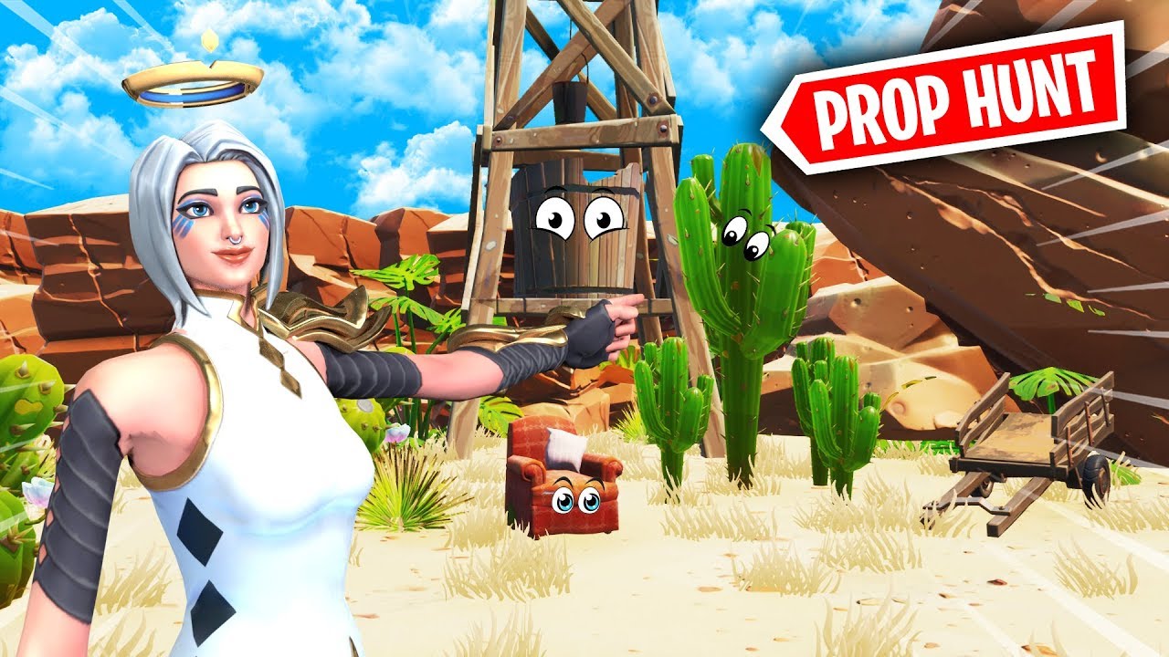 *PROP HUNT EN LA PLAYA* FORTNITE CREATIVE MINIJUEGOS - YouTube