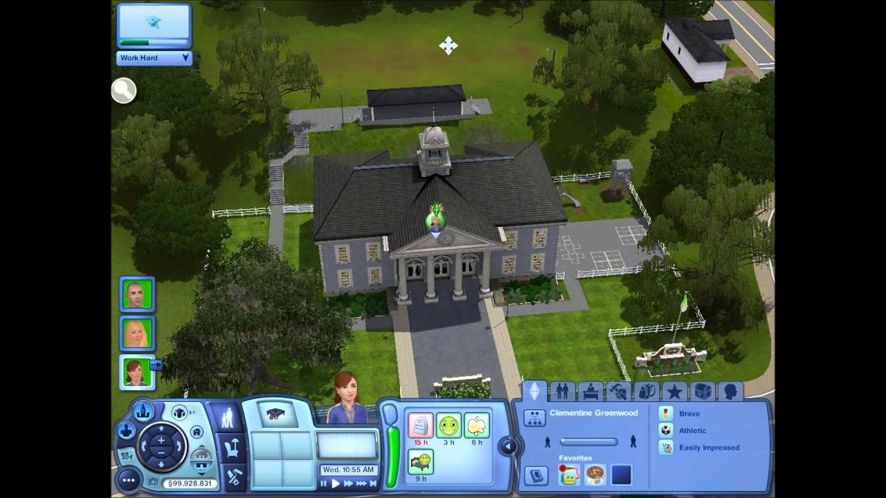 Sims 3 running on GEFORCE 9400 GT 512MB - YouTube