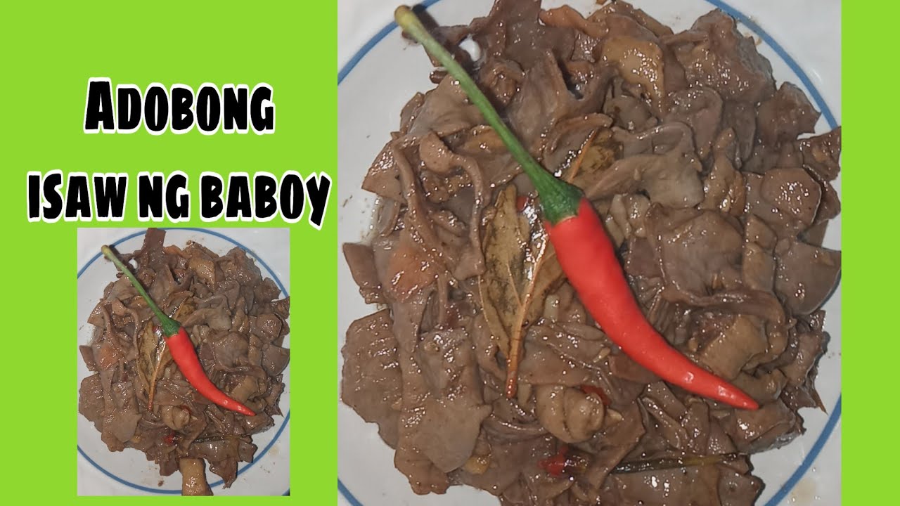 Adobong isaw - YouTube