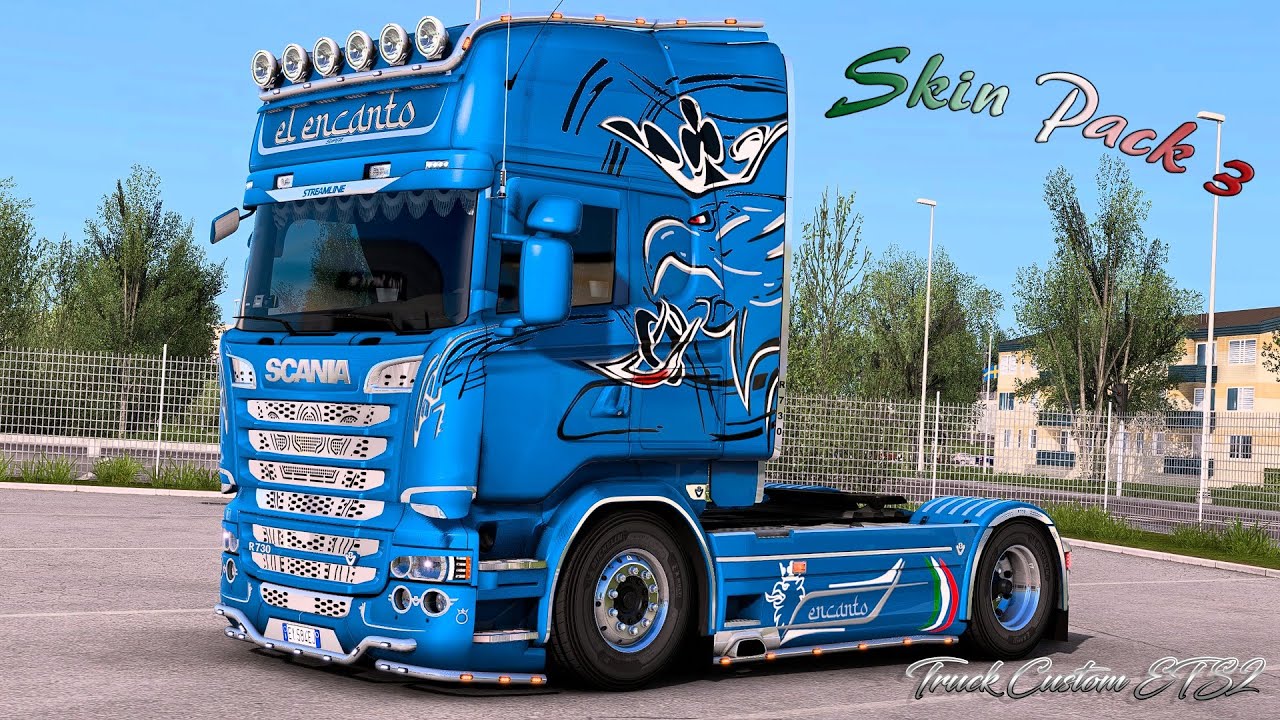 Skin pack 3 Scania RJL - YouTube