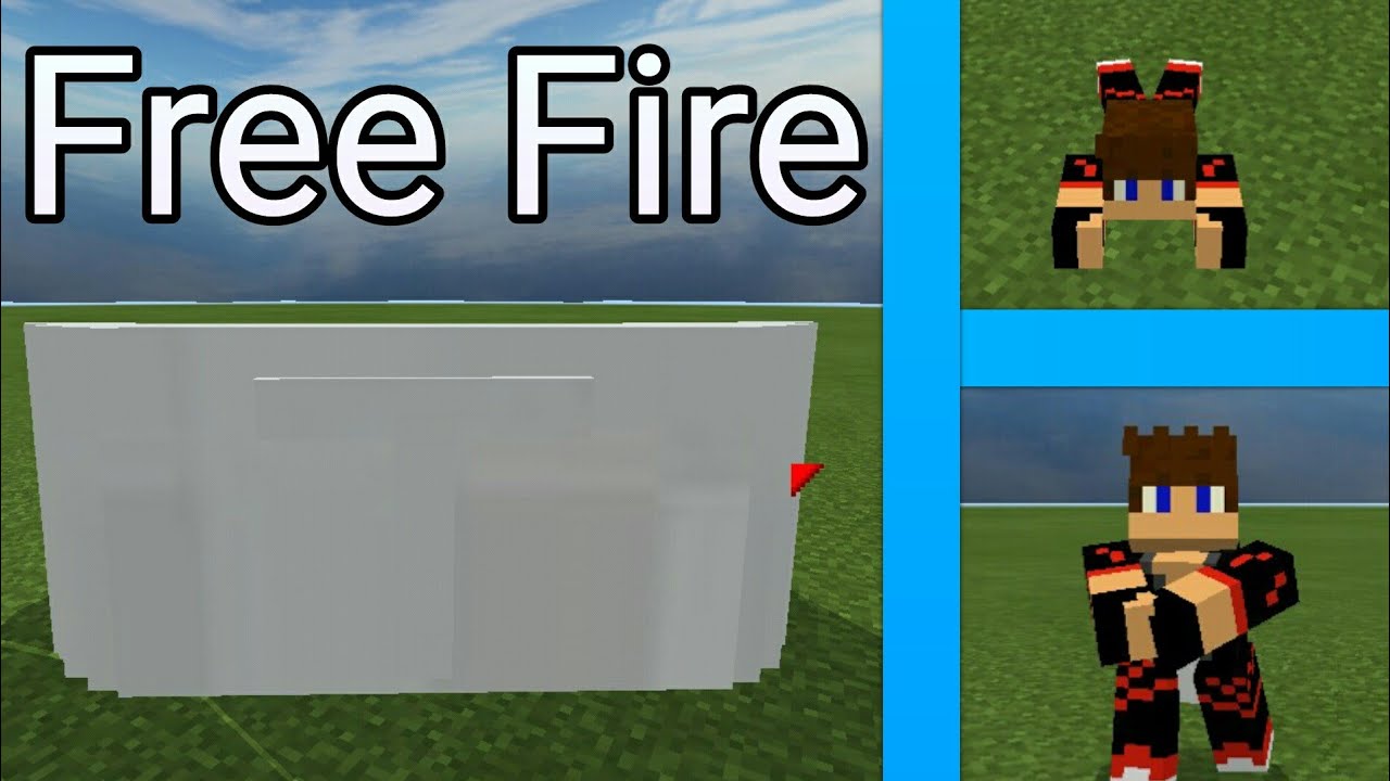Novo mapa de FREE FIRE para o Minecraft PE - YouTube