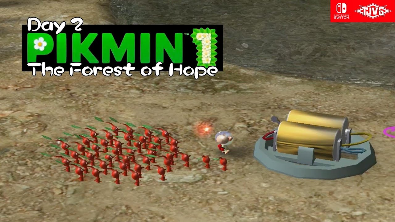 Day 2 - The Forest of Hope | Pikmin 1 (Switch) - YouTube