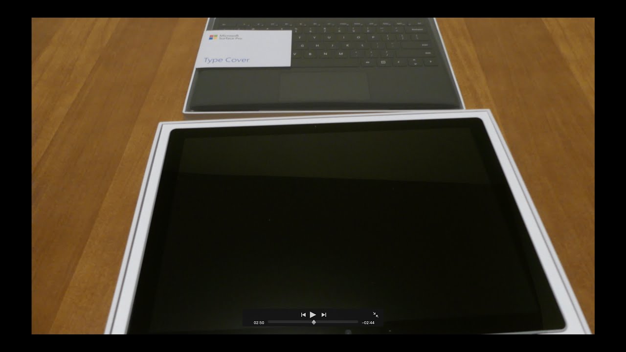 Unboxing Surface Pro 7 12.3" touch screen - intel core i3 4GB memory ...