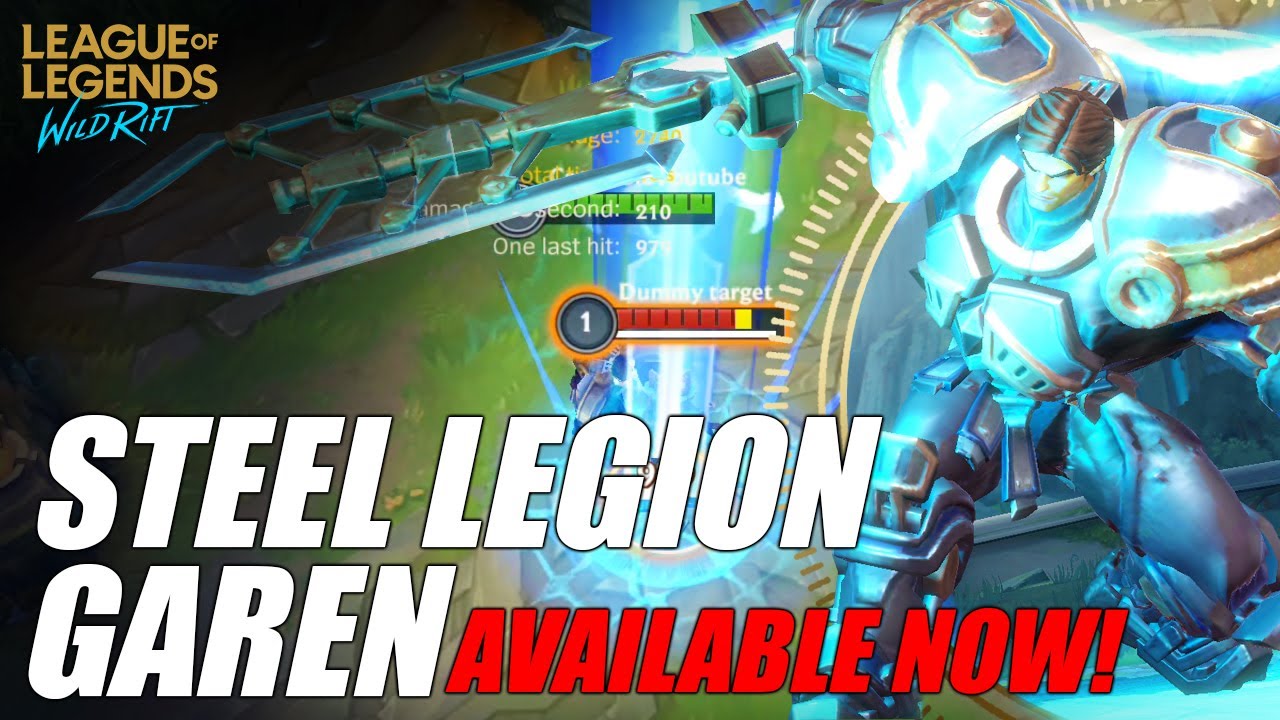 STEEL LEGION GAREN Garen NEW EPIC SKIN worth to buy? - YouTube