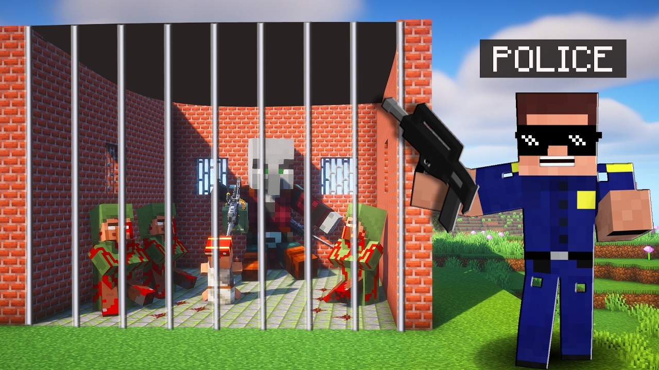 Becoming a Police Officer in Minecraft! - YouTube