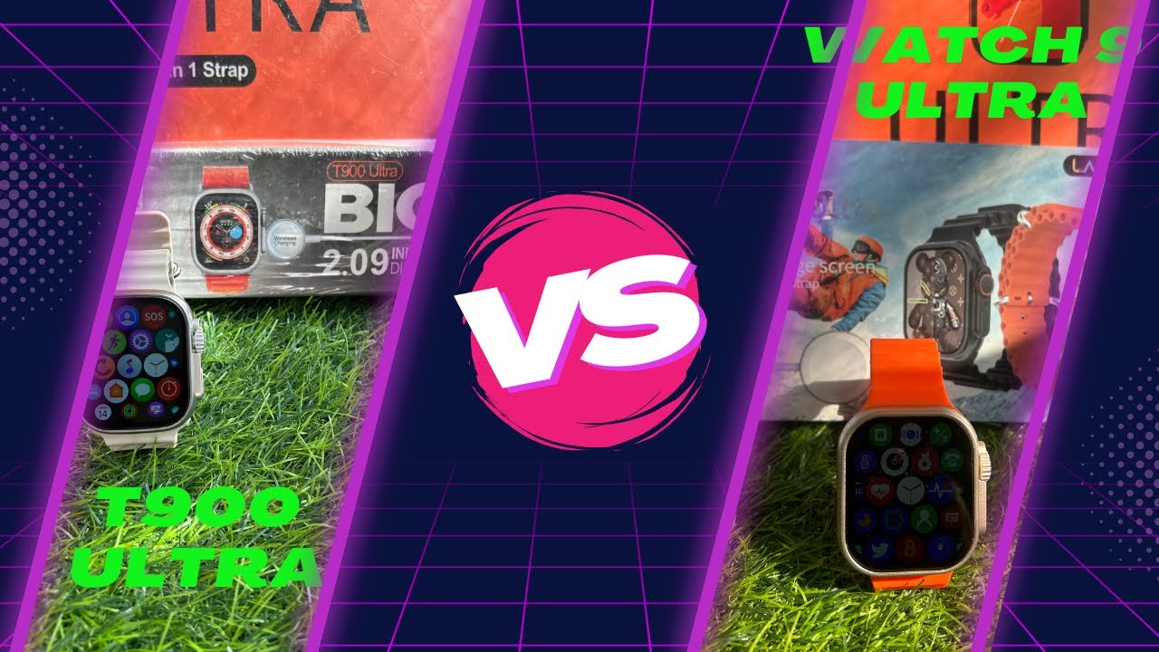 T900 ultra vs Watch 9 ultra | smart watch quality super 👌 #smartwatch # ...