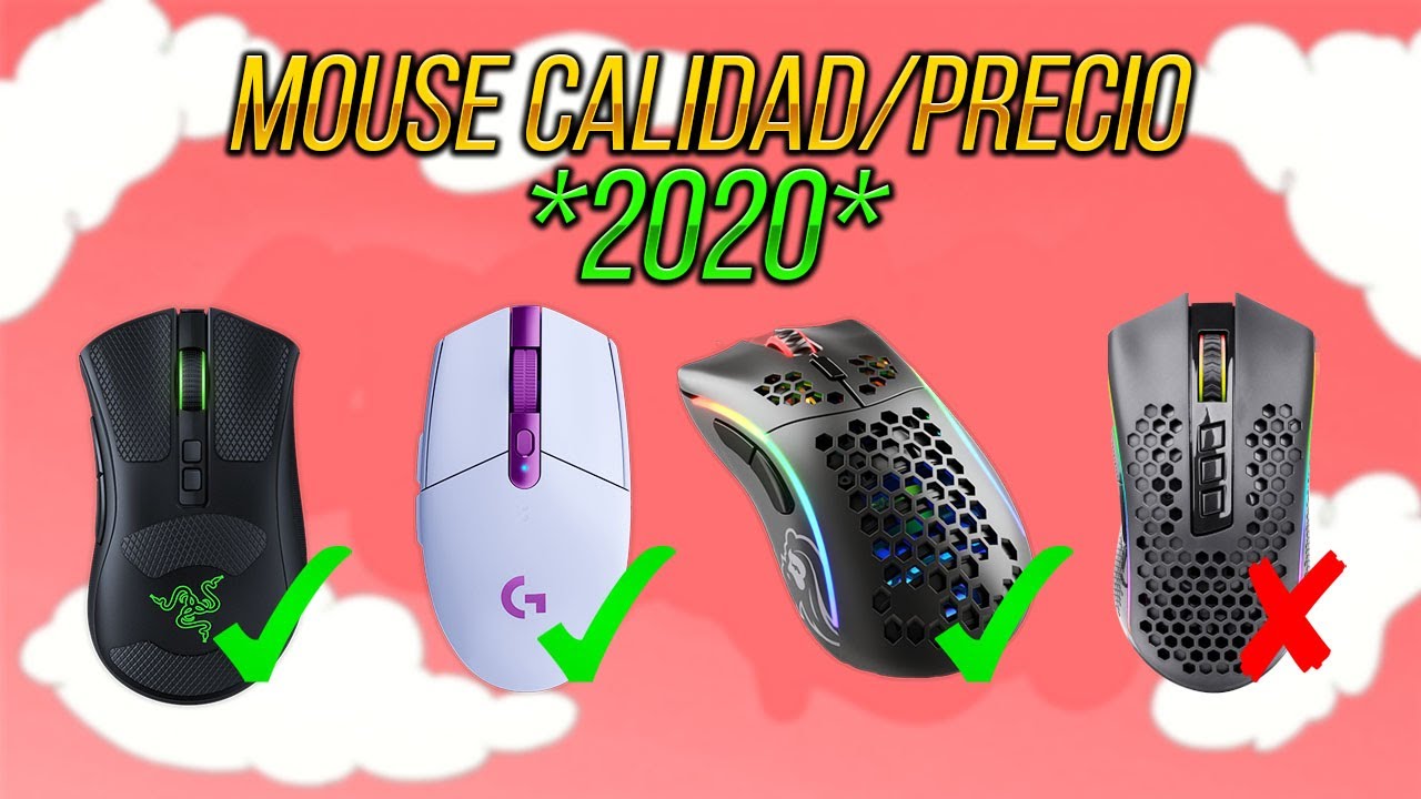 TOP: MEJORES MOUSE E-SPORT 2020 CALIDAD/PRECIO 😱 - YouTube