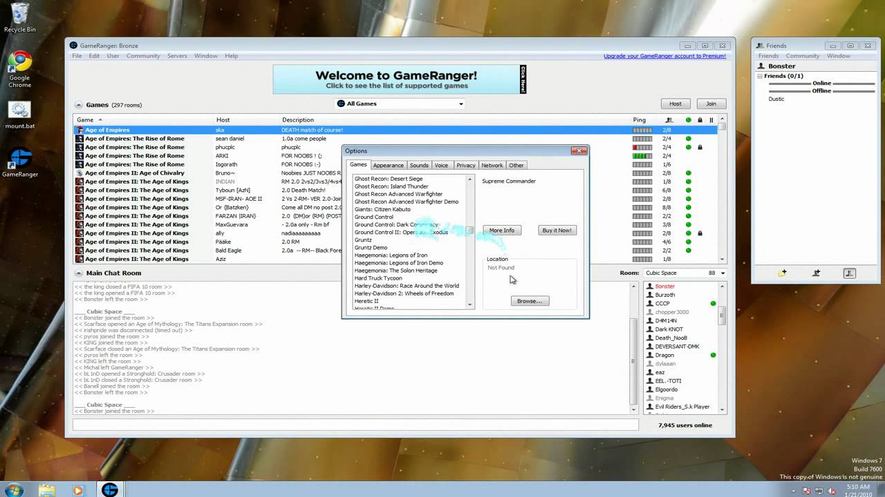 Play MultiPlayer Games - GameRanger - Windows 7 - YouTube
