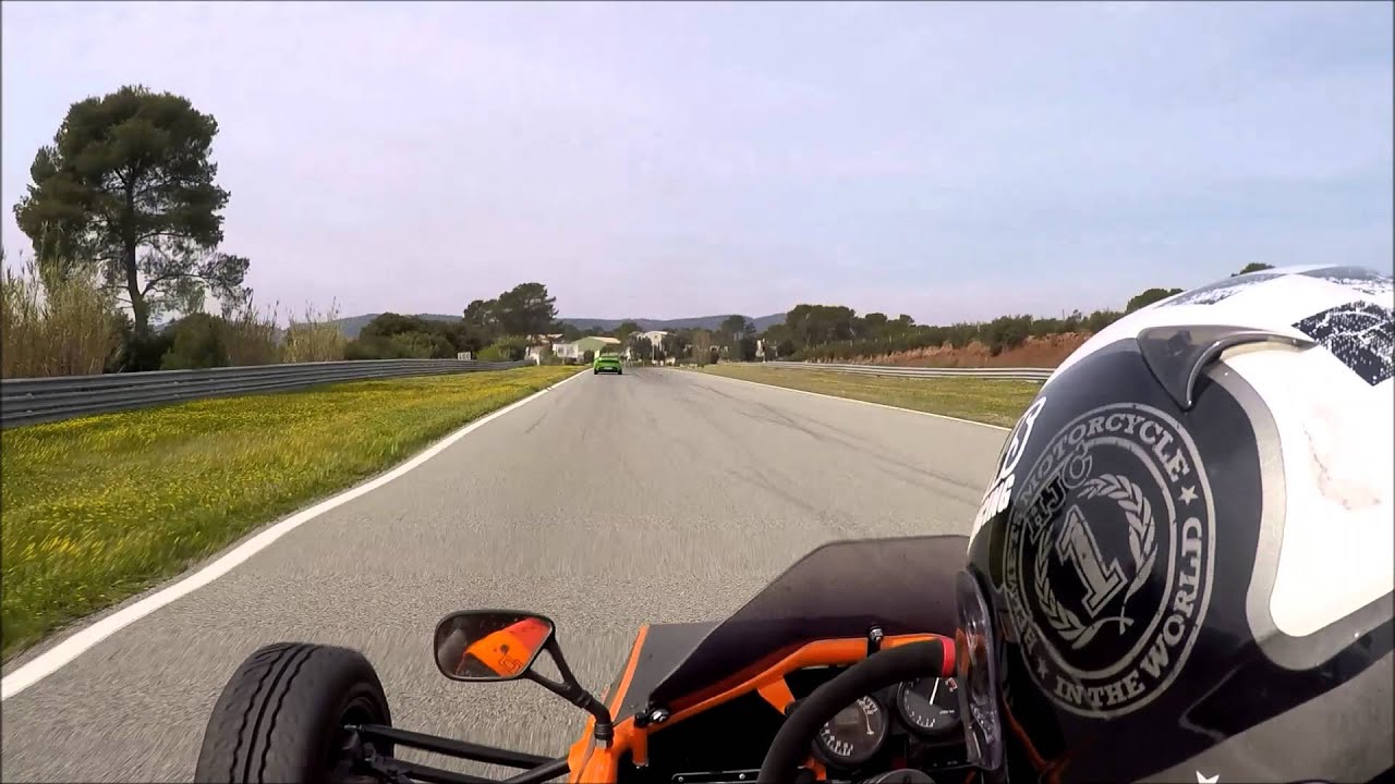 TWS Racing - Homemade Reverse Trike VS Lotus Exige - Le Luc - YouTube