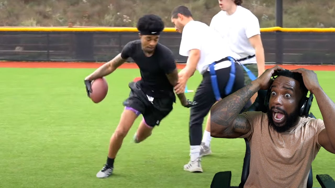 FLIGHT'S BETTER AT FOOTBALL?! CRAZY INSPIRATIONAL 7 ON 7 Against Ranked ...