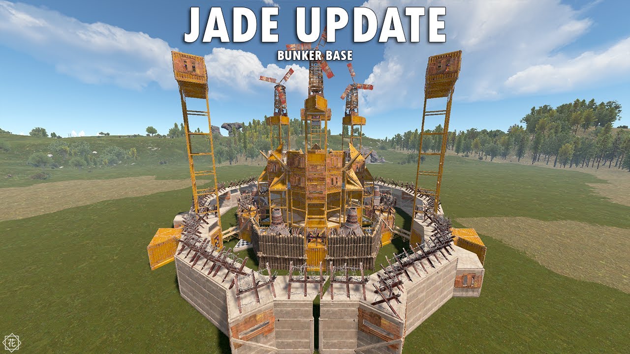 JADE | 2x1 UPDATE RUST BUNKER BASE with FUNNEL & CHINAWALL - YouTube