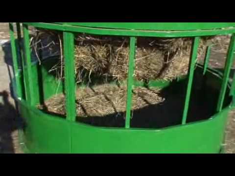 Hay Hopper Feeder/Round Bale Feeder/Cattle Feeder/Horse Feeder/Bull ...