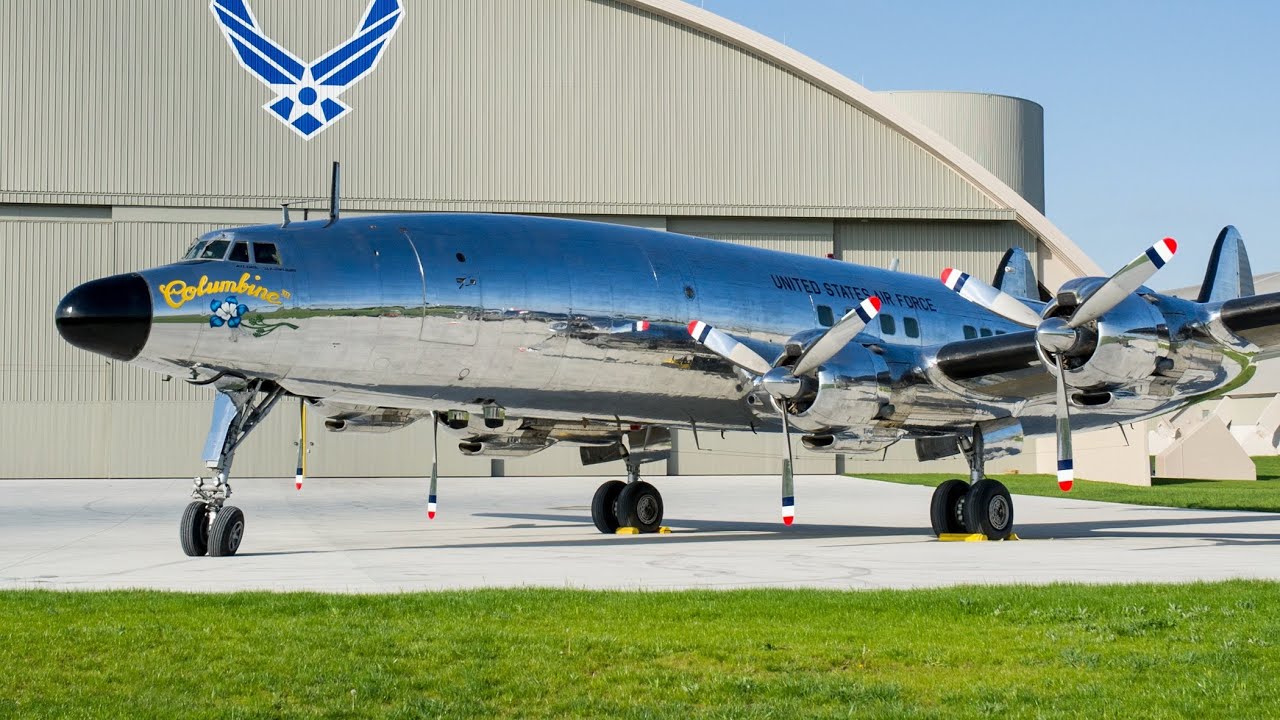 Tour through Eisenhower's Air Force One - VC-121 Columbine III - YouTube