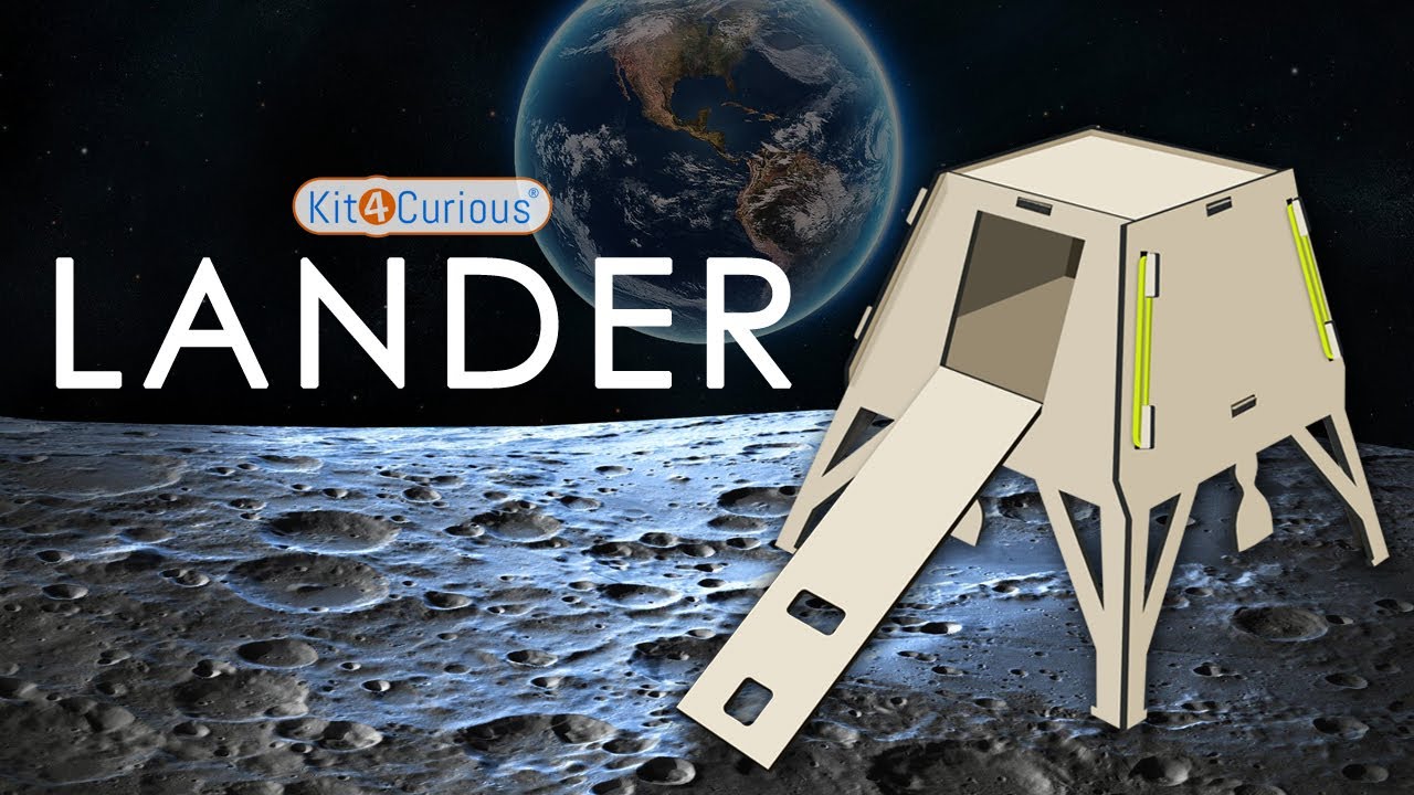 Lander Wooden - Kit4Curious Tutorial - YouTube