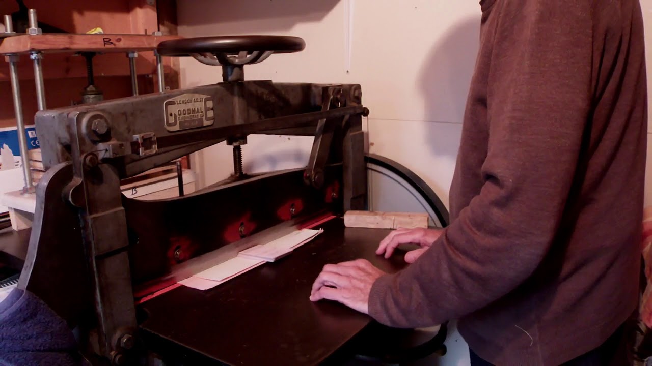 Printing Edmondson railway tickets - YouTube