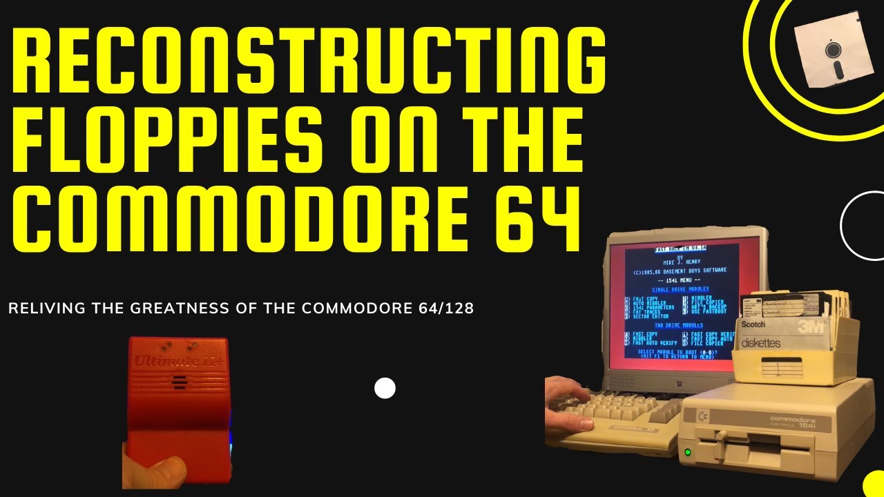 How to copy .D64 files over to a floppy disk using Ultimate II+ ...