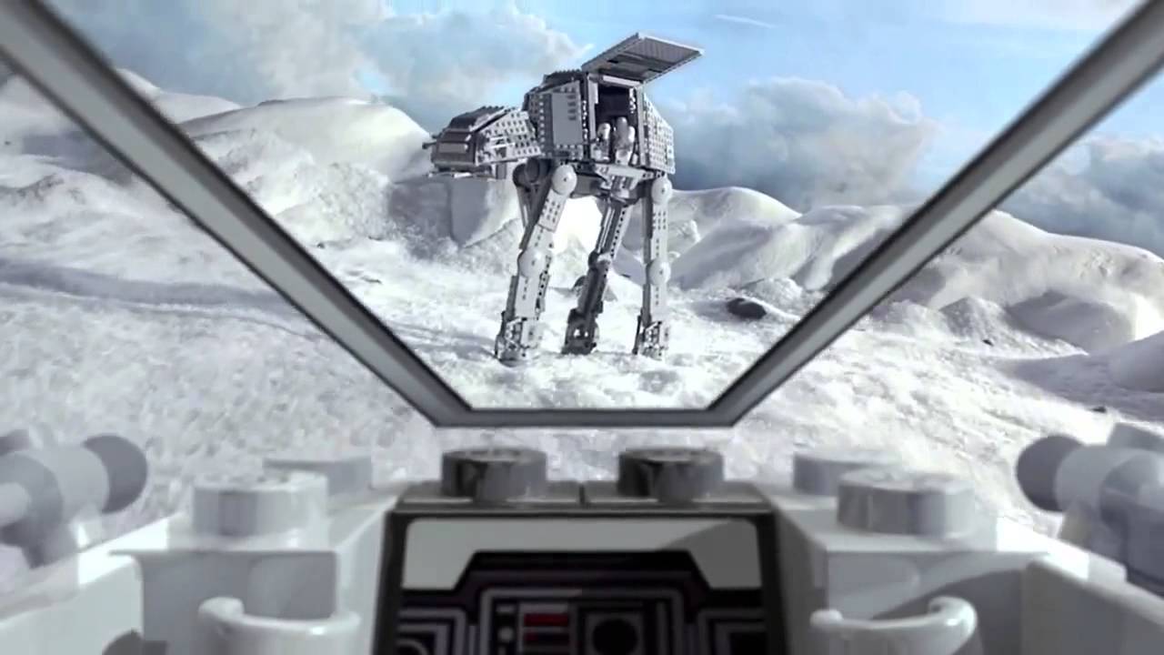 Lego Star Wars - Snowspeeder - 75049 & AT-AT - 75054 - YouTube