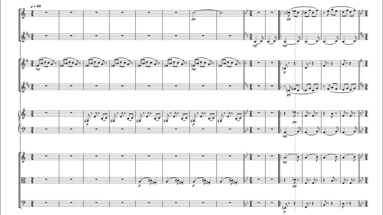 Minimally Fantastic Suite for Piano and Seven Instruments Electronic - YouTube