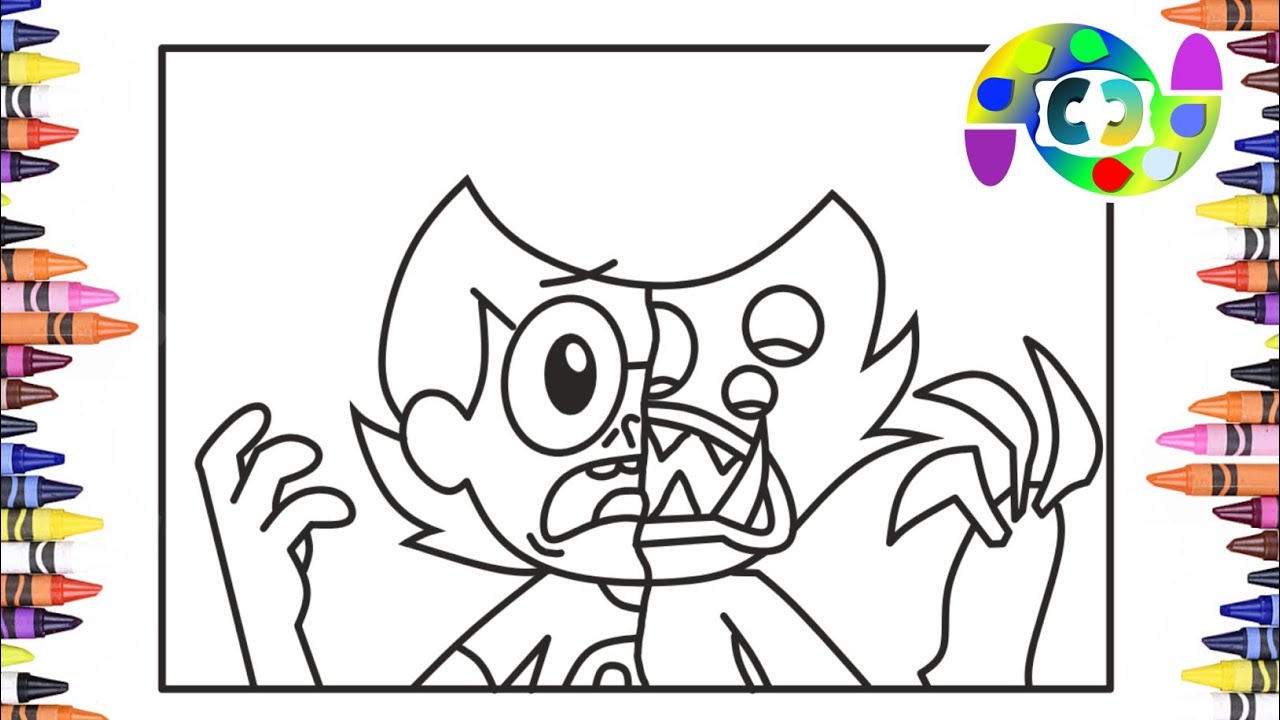 Poppy Playtime Coloring Pages | TRANSFORMATION Killy Willy! | Creative ...