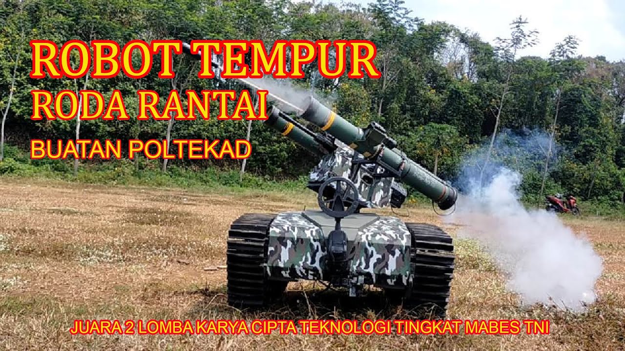 "ROBOT TEMPUR" BUATAN POLTEKAD - YouTube