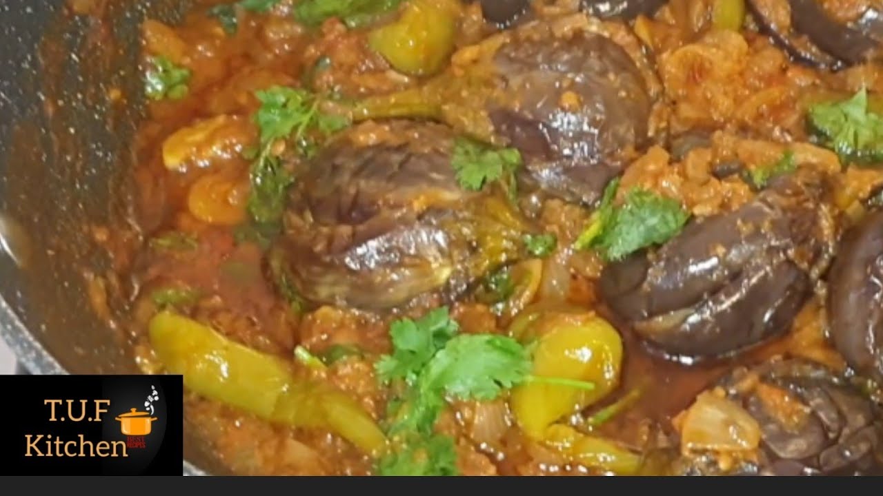 Masala banigan recipe by tuf kitchen. - YouTube