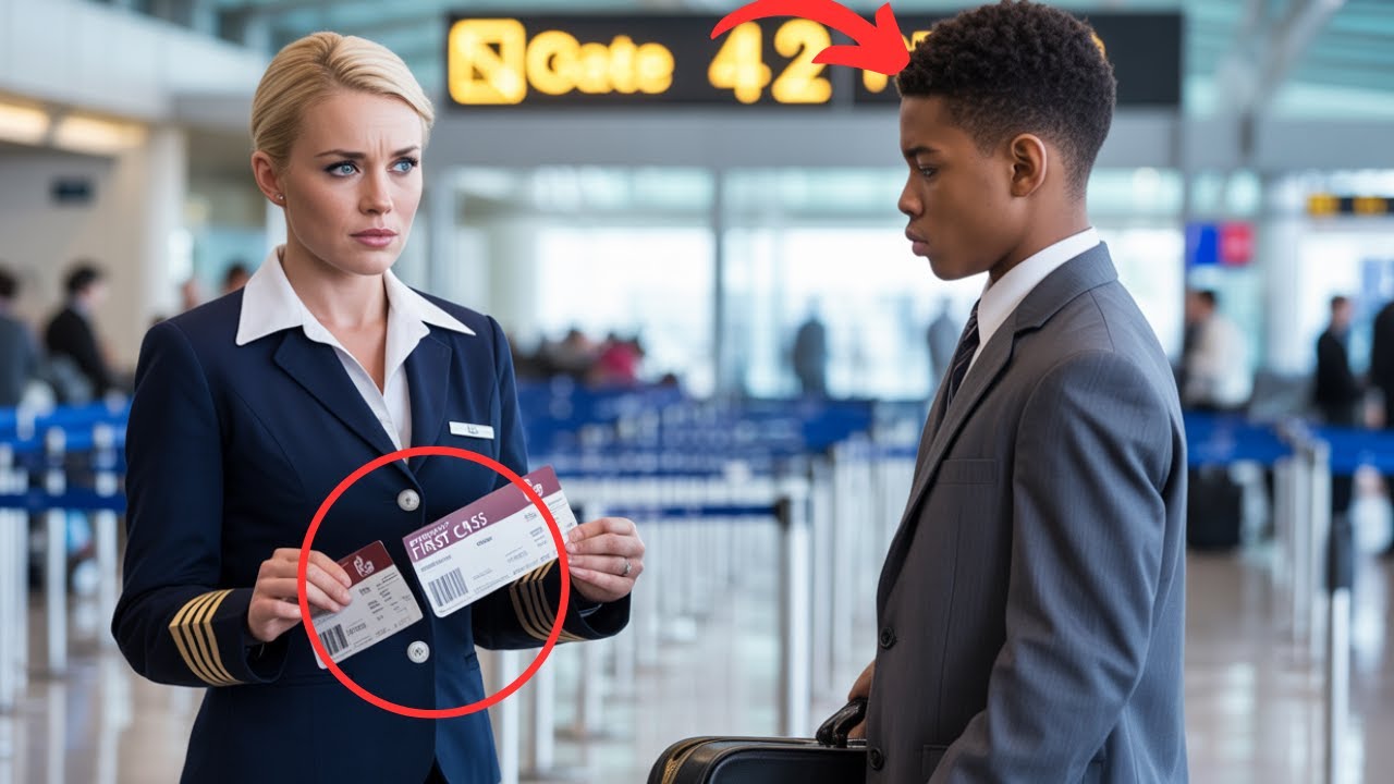 Gate Agents Tears Up Black Boy’ First-Class Ticket — Freeze When He ...