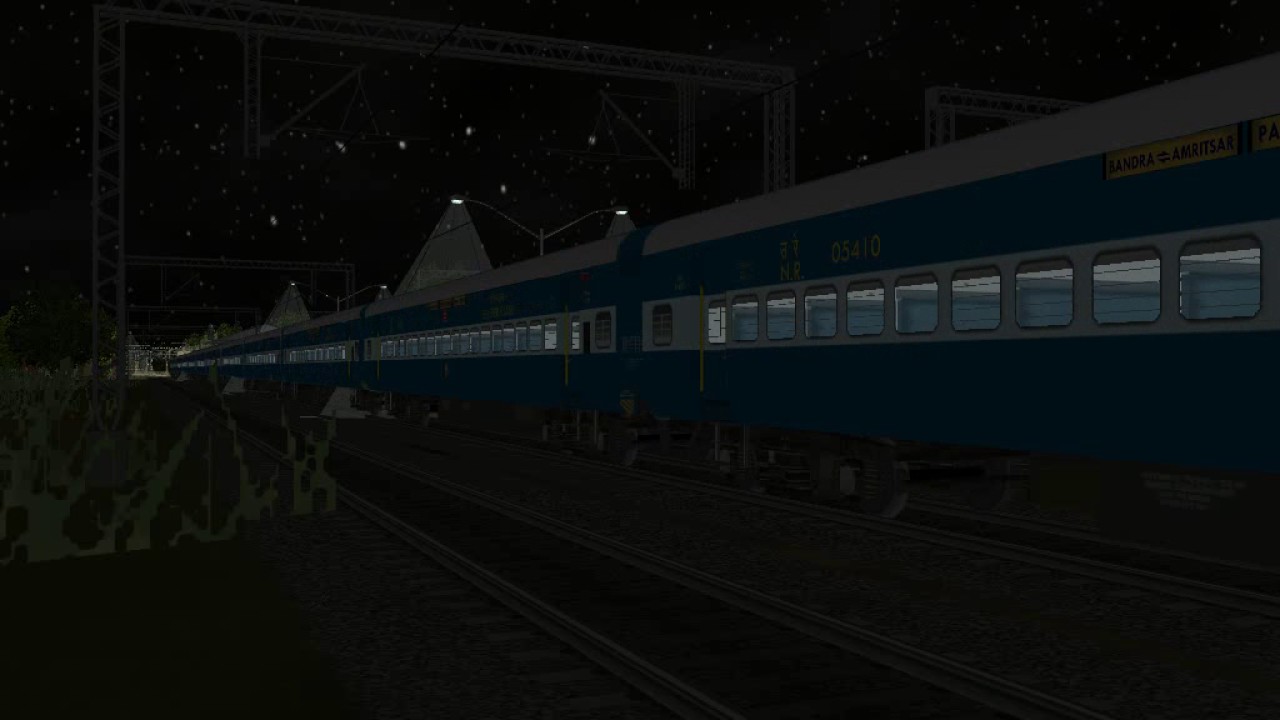 MSTS Indian Railways: WAP4 Navjeevan Express at MPS! - YouTube