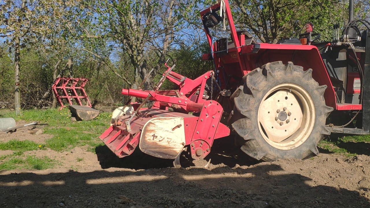 Yanmar rotary tiller , rotavator , part3 - YouTube