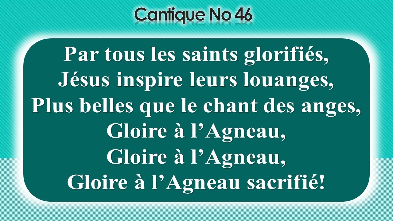 No 46-Par tous les saints glorifiés Chords - Chordify