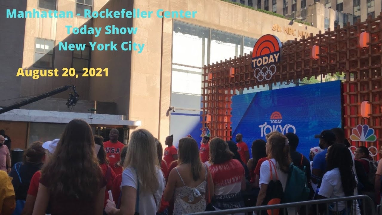 Today Show - early morning taping - Rockefeller Center - August 20 ...