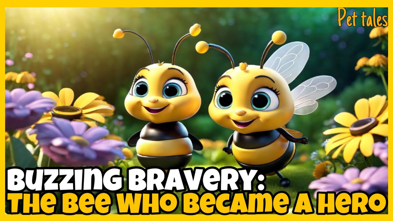 Buzzing Bravery: The Bee Who Became a Hero - YouTube