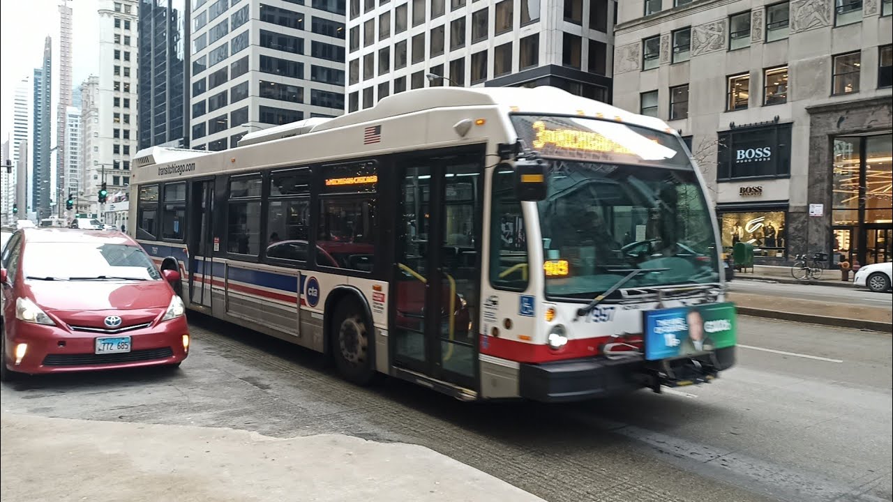 CTA 2014 Nova Bus LFS 7997 On Rt 3 King Drive - YouTube