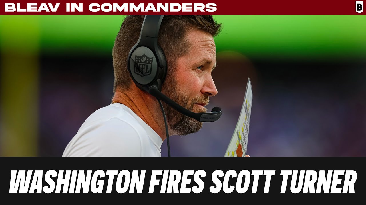 Washington Commanders fire offensive coordinator Scott Turner - YouTube